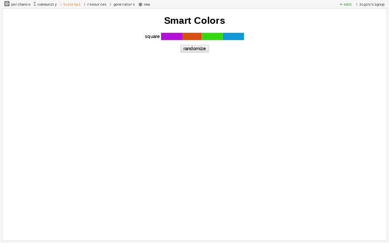 Smart Colors ― Perchance Generator