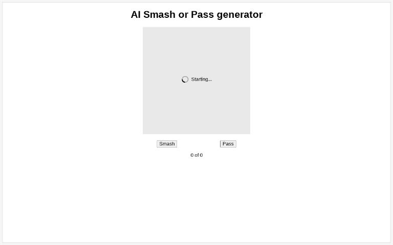 Ai Smash Or Pass Generator