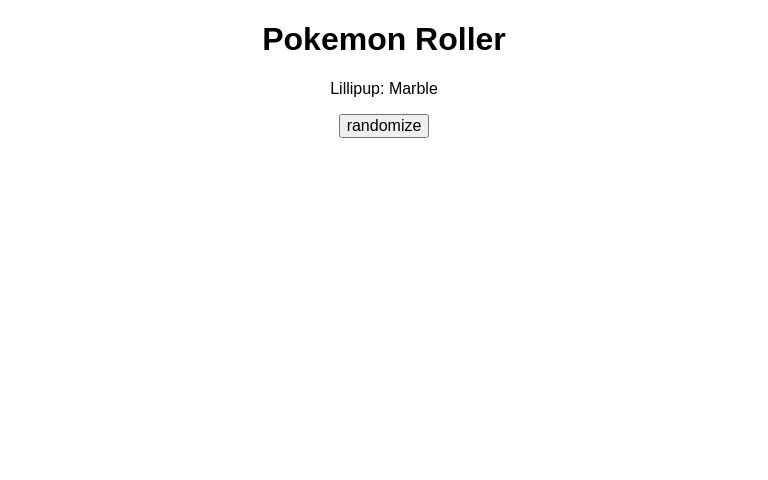 Pokemon Roller ― Perchance Generator