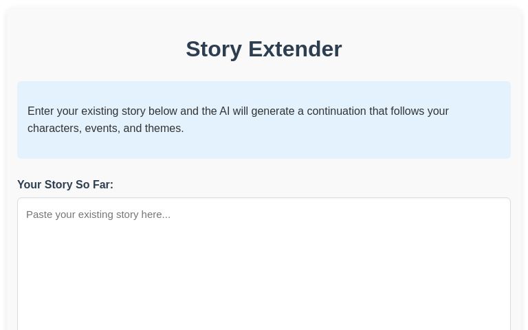 Story Extender ― Perchance Generator