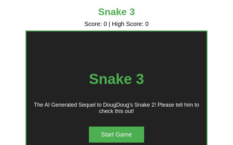 Snake 3 ― Perchance Generator