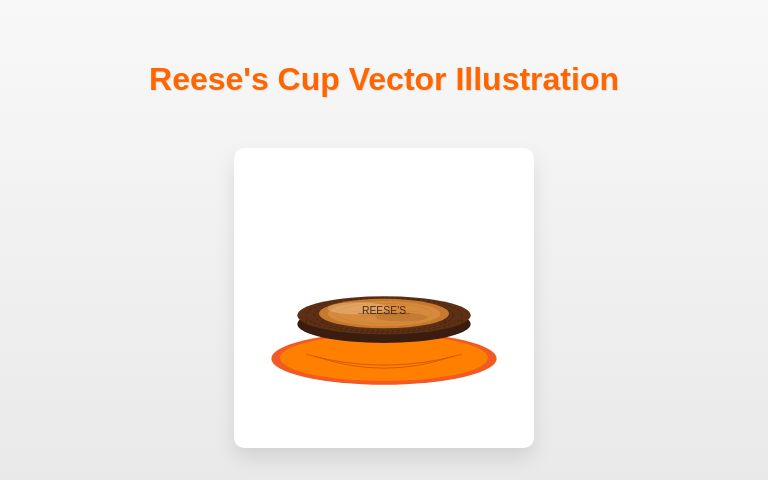 Reese's Cup Vector Illustration ― Perchance Generator