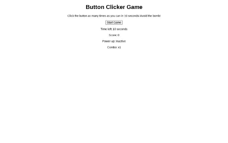Button Clicker Game ― Perchance Generator