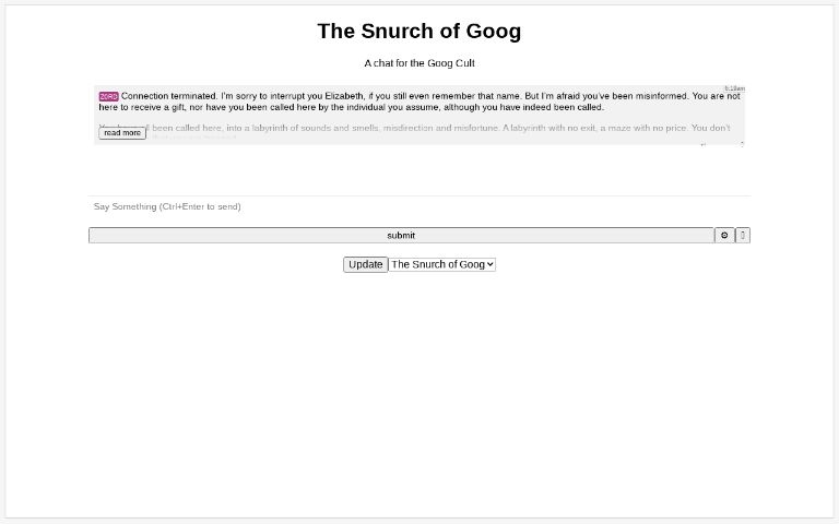 The Snurch of Goog ― Perchance Generator