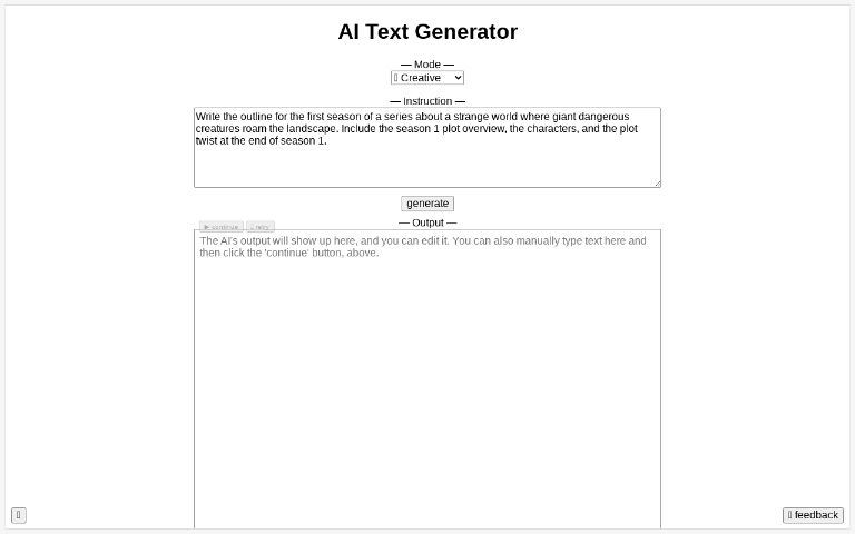 AI Text Generator (free, no sign-up, unlimited)