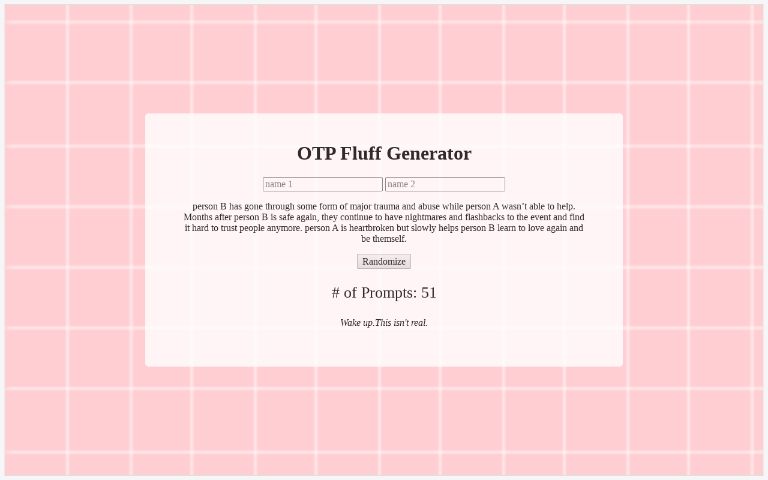 OTP Fluff Generator