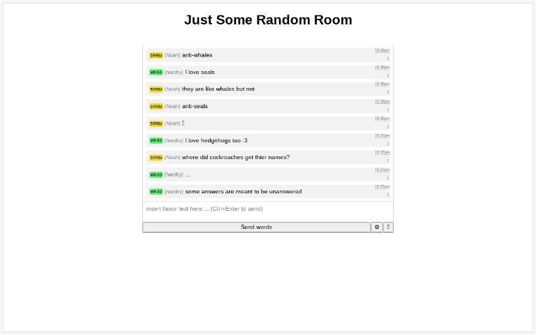 Just Some Random Room ― Perchance Generator
