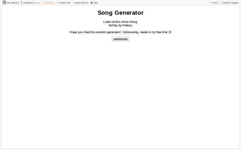 Song Generator