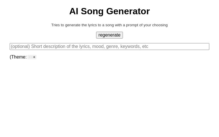 AI Song Generator