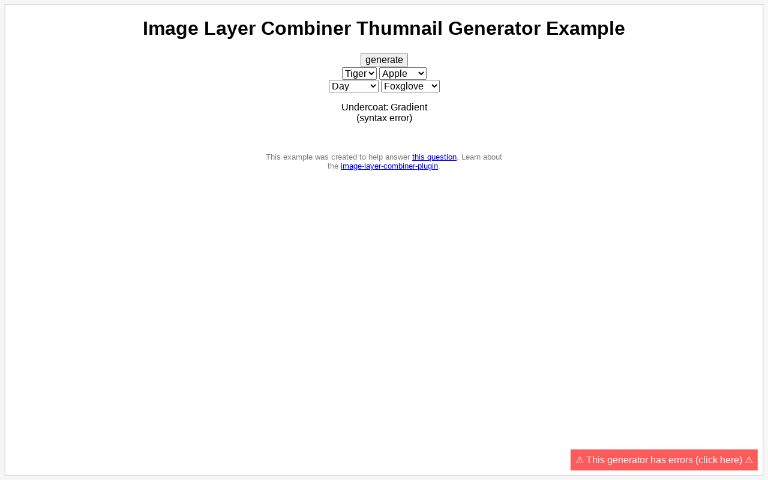 Image Layer Combiner Thumnail Generator Example