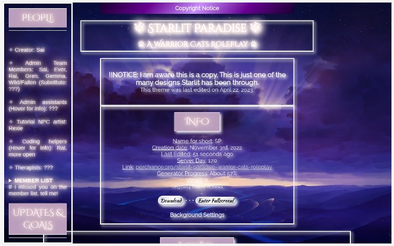 sp-theme-design ― Perchance Generator