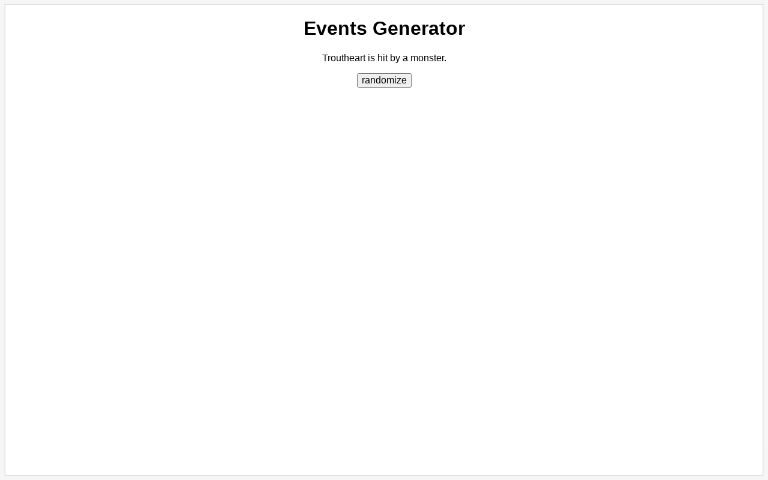 Events Generator