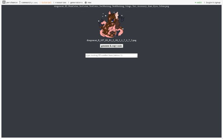 Spark Counter Dragoncat ― Perchance Generator