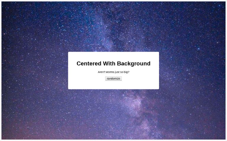 Centered With Background ― Perchance Generator