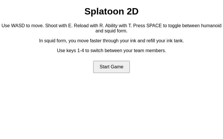 Splatoon 2D ― Perchance Generator