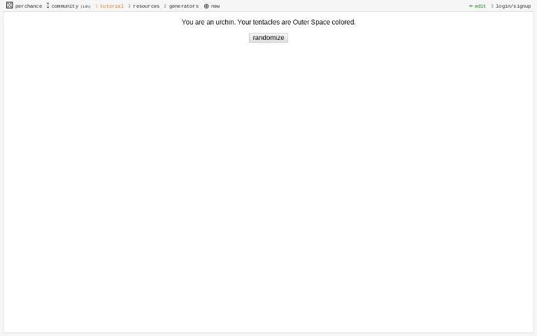 Minimal ― Perchance Generator