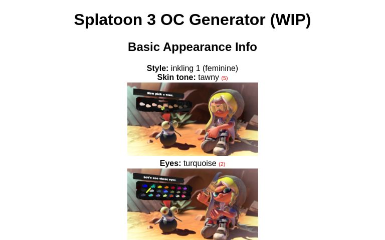 Splatoon 3 OC Generator (WIP)