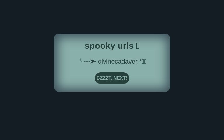spooky urls 🗯 ― Perchance Generator