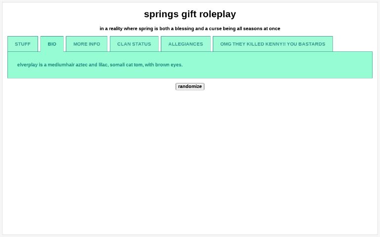 springs gift roleplay