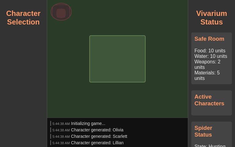 Character Selection ― Perchance Generator