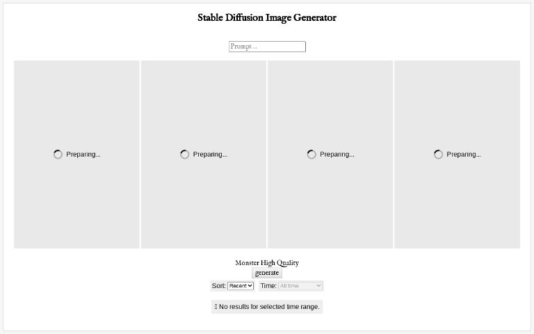 Stable Diffusion Image Generator