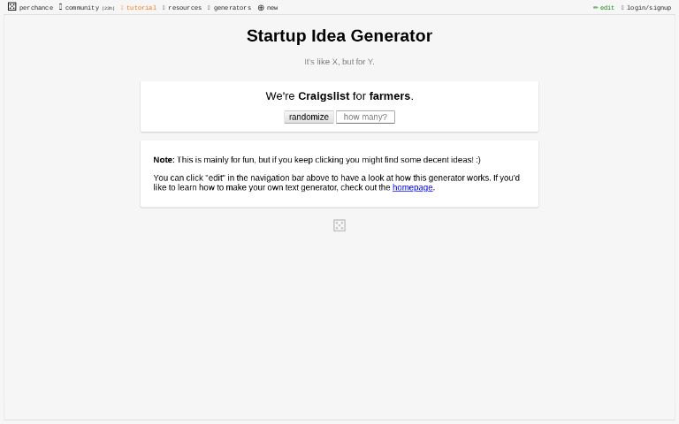 Startup Idea Generator