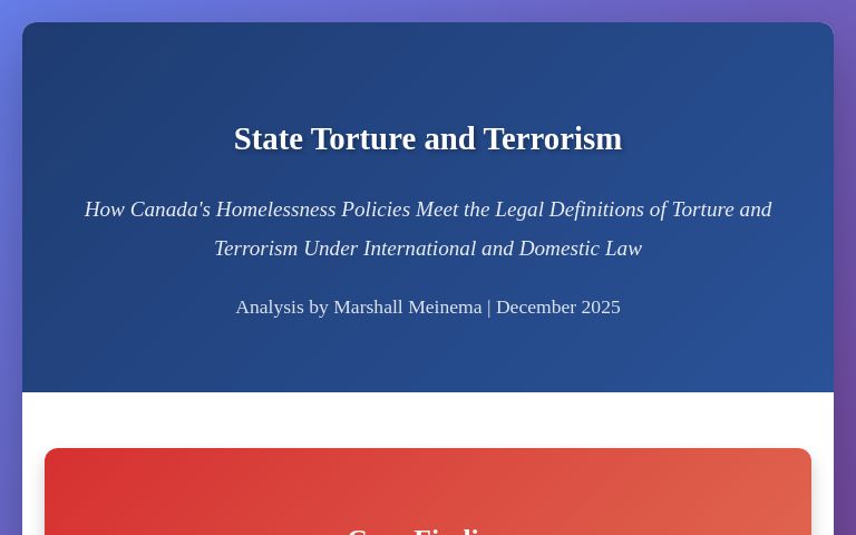State Torture and Terrorism ― Perchance Generator