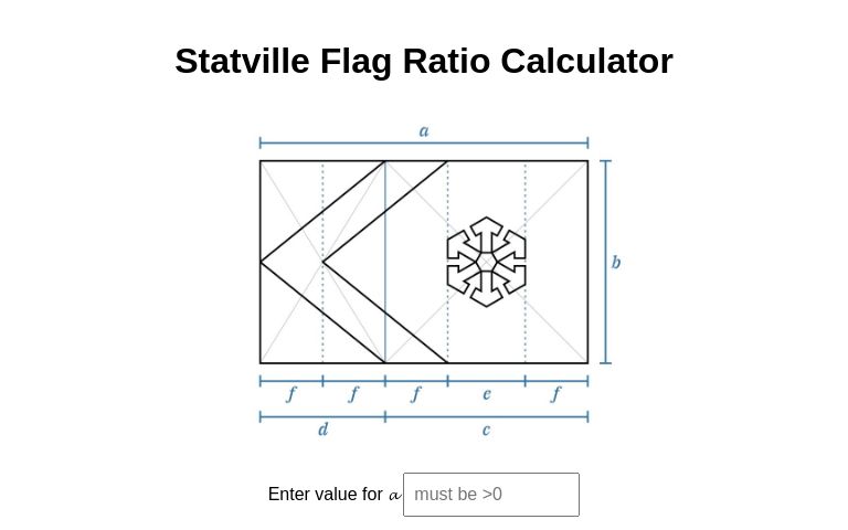 Statville Flag Ratio Calculator ― Perchance Generator