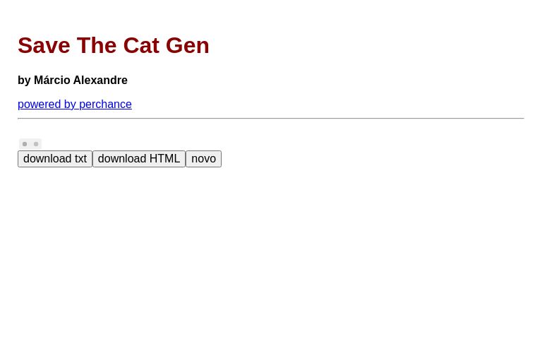 Save The Cat Gen
