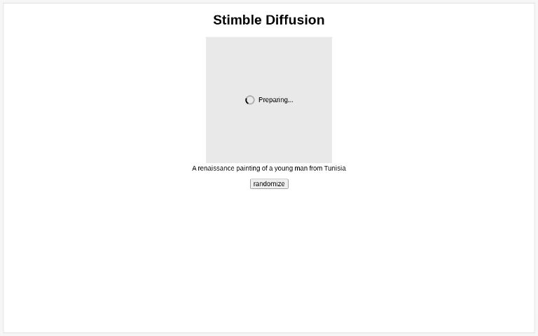 Stimble Diffusion ― Perchance Generator