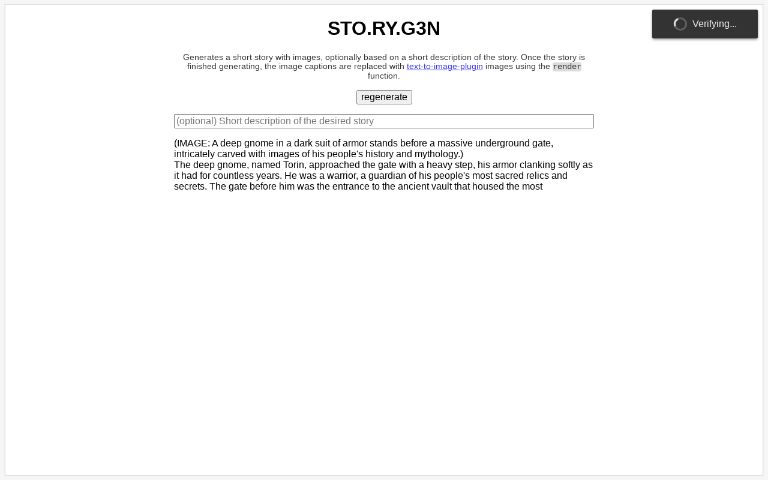 STO.RY.G3N ― Perchance Generator