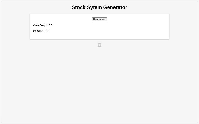 Stock Sytem Generator