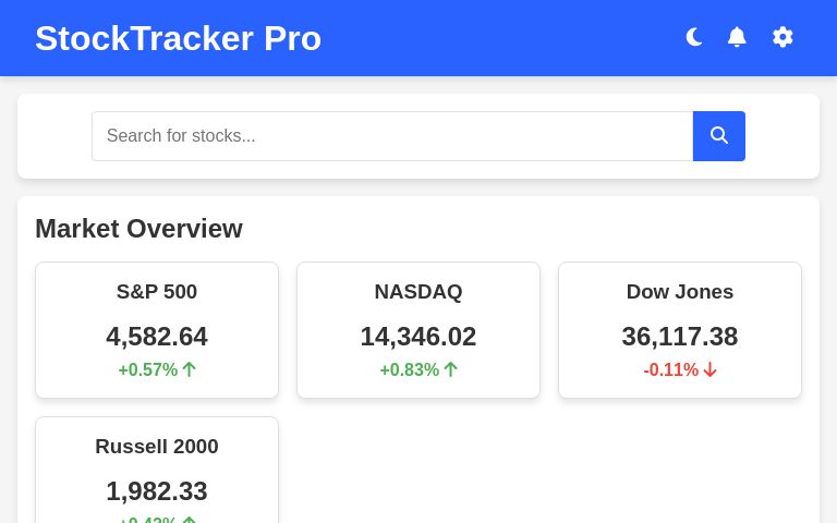 StockTracker Pro ― Perchance Generator