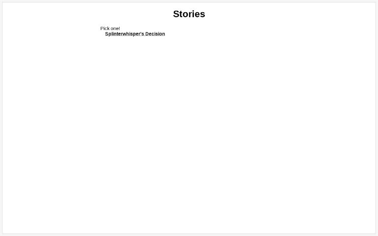 Stories ― Perchance Generator