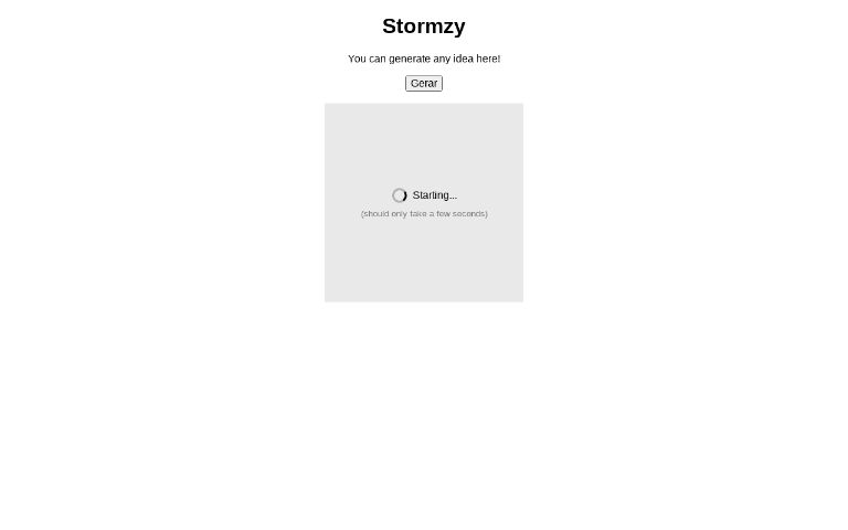 Stormzy ― Perchance Generator