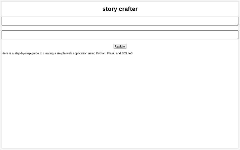 story crafter ― Perchance Generator