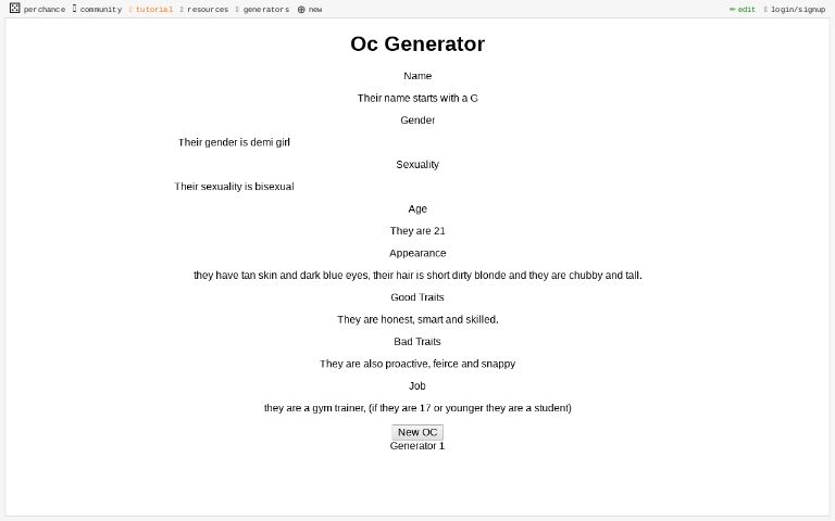 Oc Generator