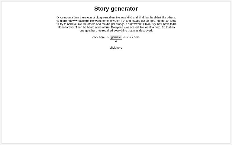 Story generator