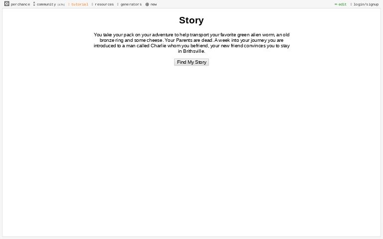 Story ― Perchance Generator