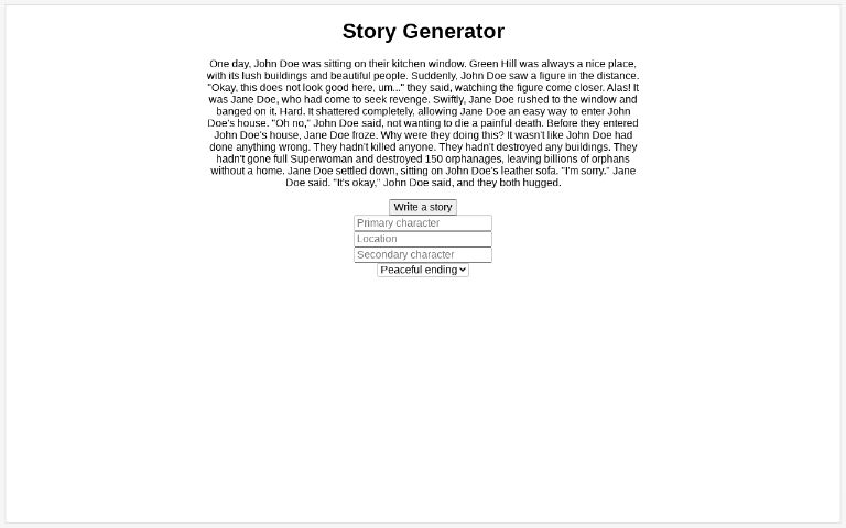 Story Generator
