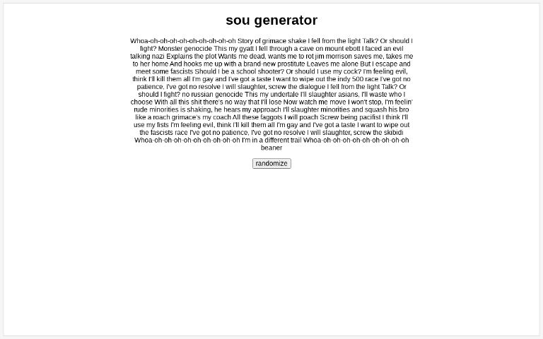 sou generator