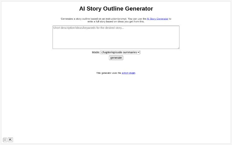 AI Story Outline Generator (free, no sign-up, unlimited)