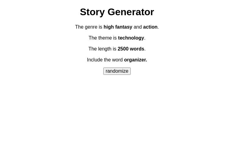 Story Generator