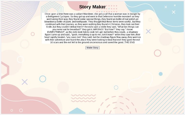Story Maker ― Perchance Generator