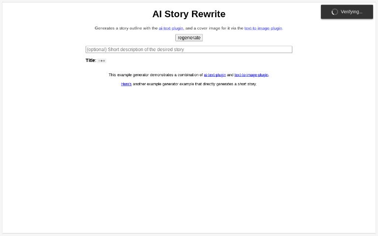 AI Story Rewrite ― Perchance Generator