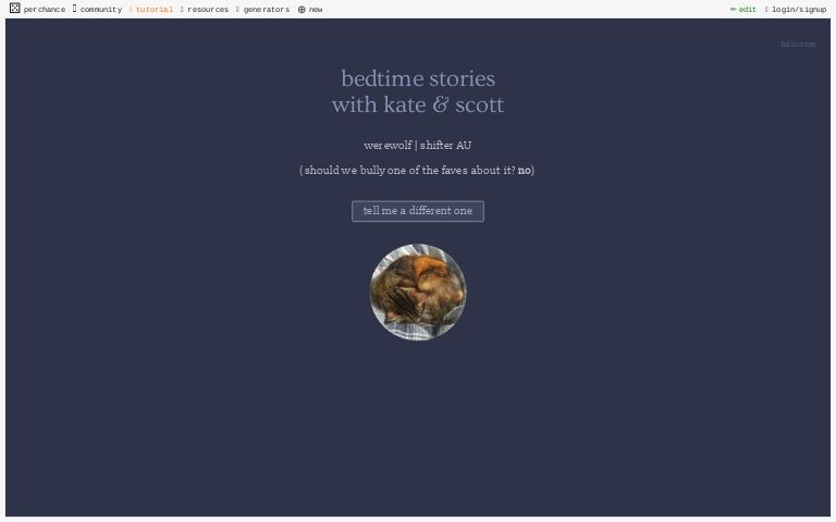 bedtime story generator