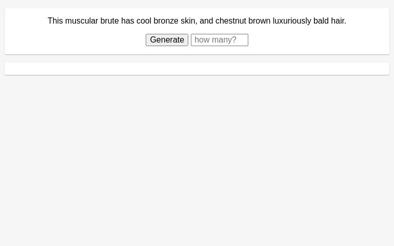 Strongman Char Wip ― Perchance Generator