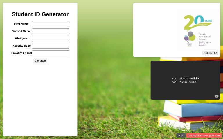 Student ID Generator