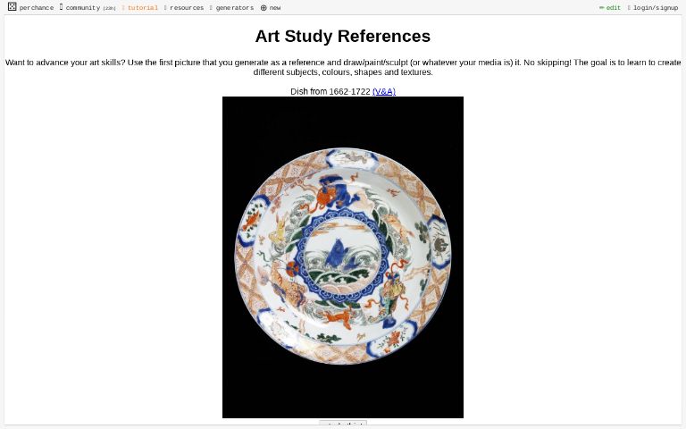 Art Study References ― Perchance Generator