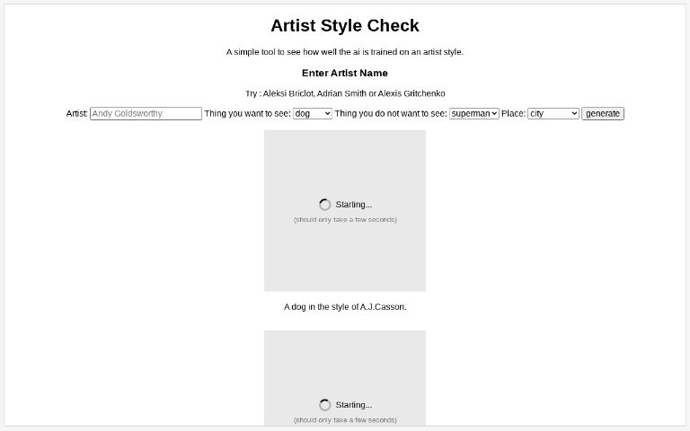 Style Check ― Perchance Generator
